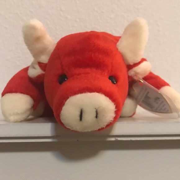 Ty | Other | Snort The Bull Ty Beanie Baby Mint | Poshmark